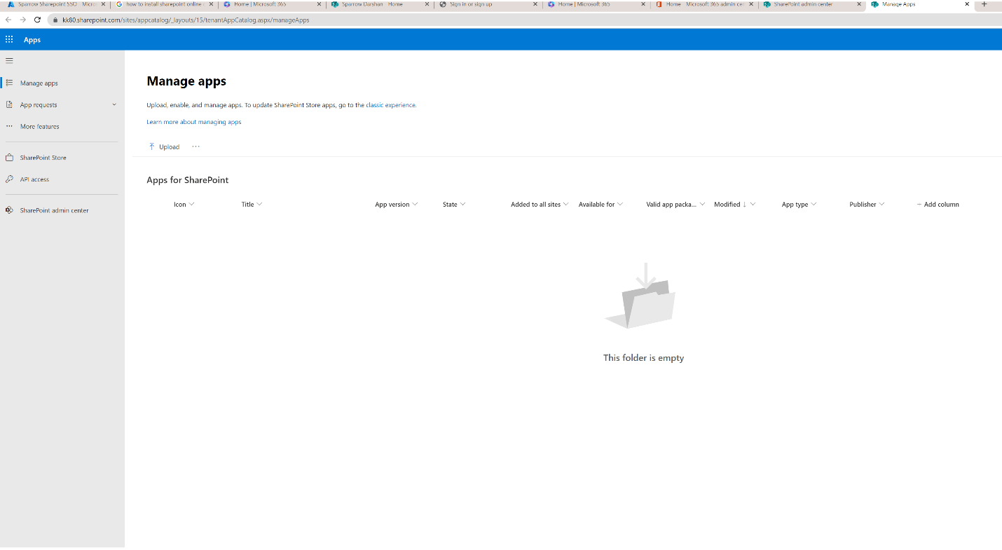 Creating A Sharepoint App Catalog
